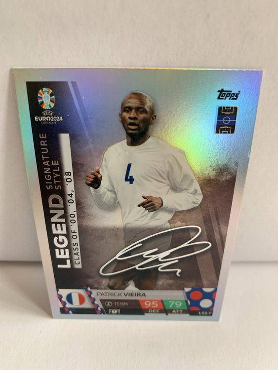 Topps EM Match Attax Vieira Legend Signature Style | Kaufen auf Ricardo