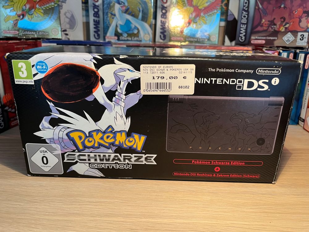Nintendo DS DSI Pokemon Schwarz Special Edition OVP CIB RARE (Gebraucht ...