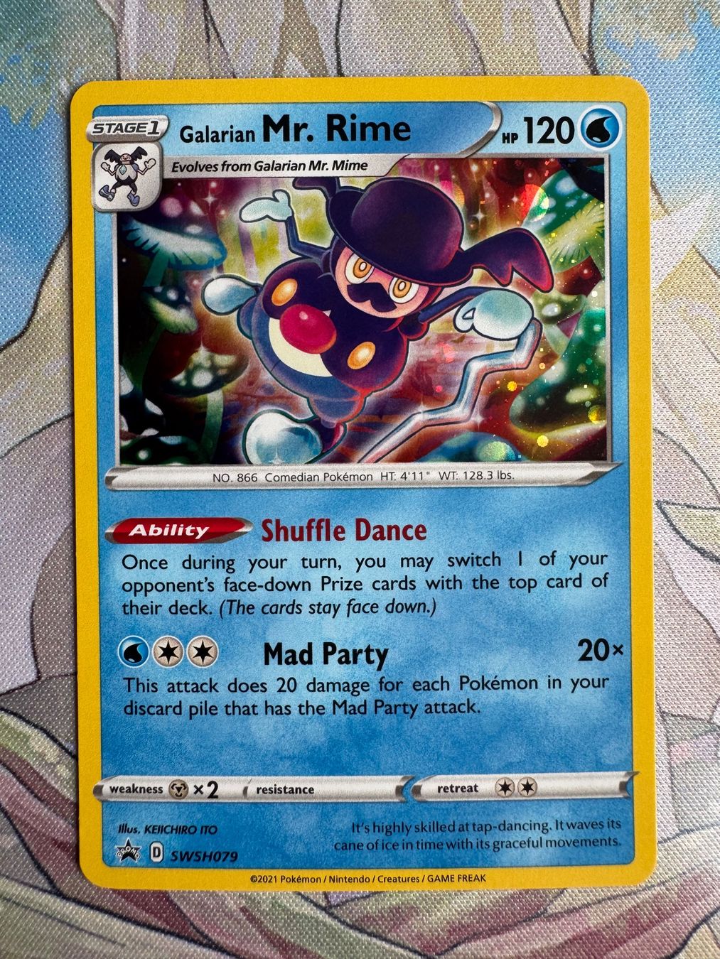 Pokémon TCG – Galarian Mr. Rime (SWSH079) Promo (Neu (gemäss ...