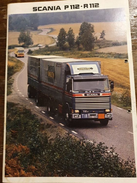 Scania P 112 R 112 Prospekt 1982 ZZ | Kaufen auf Ricardo