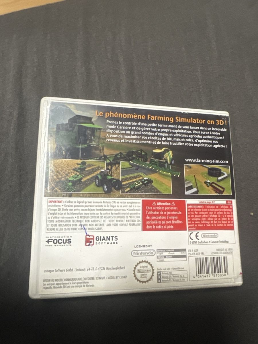 Nintendo 3DS: Farming Simulator Game Spiel (Gebraucht) in Deitingen für ...