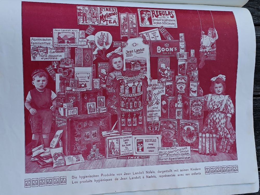 Alte Firmen Schrift / Jean Landolt Näfels GL - Ausgabe 1910 (Gebraucht ...