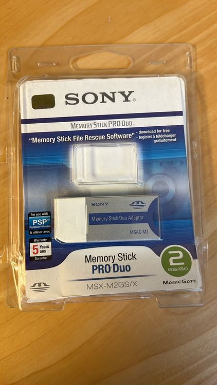 Sony Memory Stick PRO Duo Adapter MSAC-M2 | Kaufen auf Ricardo