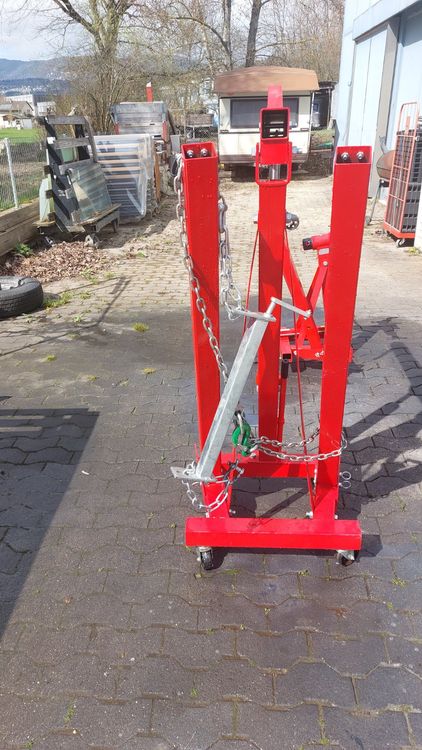 Motorheber 2000 kg Werkstattkran mit Kette Motorkran (Gebraucht) in ...