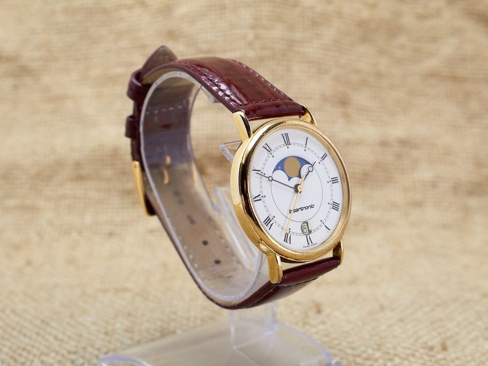 Mondphasen Uhr, Damen, Intertronic | Kaufen auf Ricardo