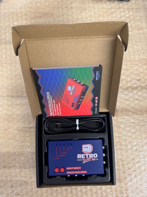 Retroscaler 2x AV S-Video RGB to HDMI Upscaler SNES, N64, MD (Neu ...