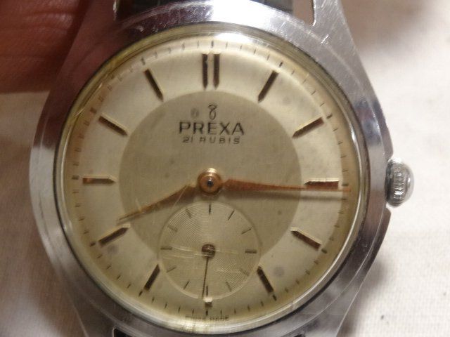 PREXA ANTIK CHRONO HEREN UHR.HANDAUFZEUG,21RUB..LÄÜFT (Gebraucht) in ...