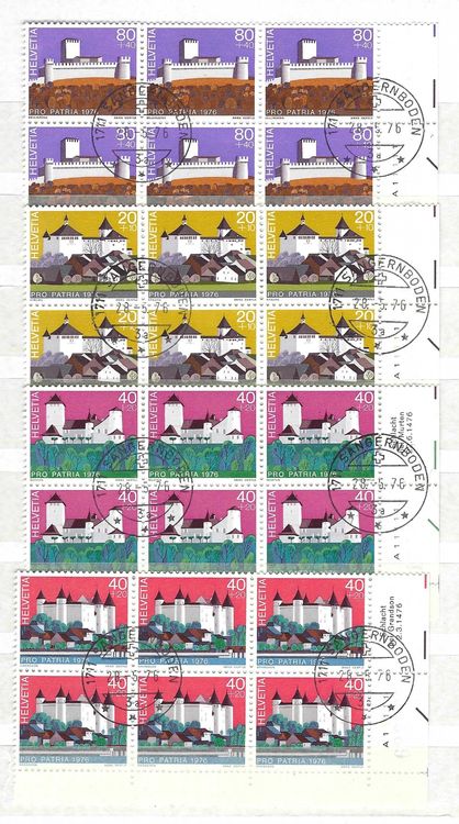 Sammlung CH Viererblock ca 73 Stück | Kaufen auf Ricardo