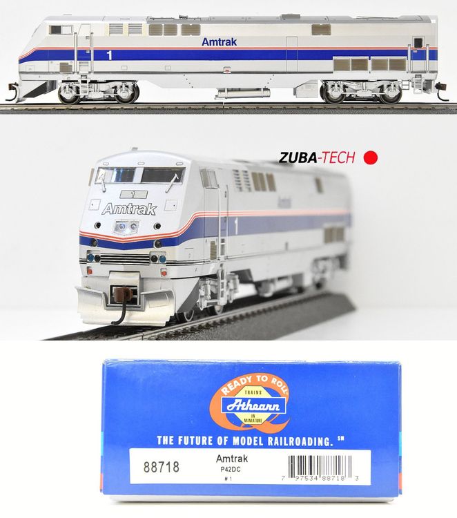 Athearn 88718 Diesellok P-42 Amtrak H0 GS Analog OVP (Gebraucht) in St. Gallen für CHF 70 – mit ...