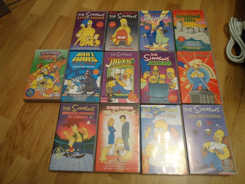 Simpsons VHS Tapes (Gebraucht) in für CHF 14.95 – mit Lieferung auf ...