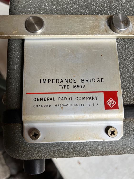 General Radio Company Impedance Bridge Type 1650 A | Kaufen auf Ricardo