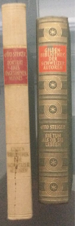 2 x Schweizer Autor: Otto Steiger / Büchergil. Gutenberg (3) | Kaufen ...