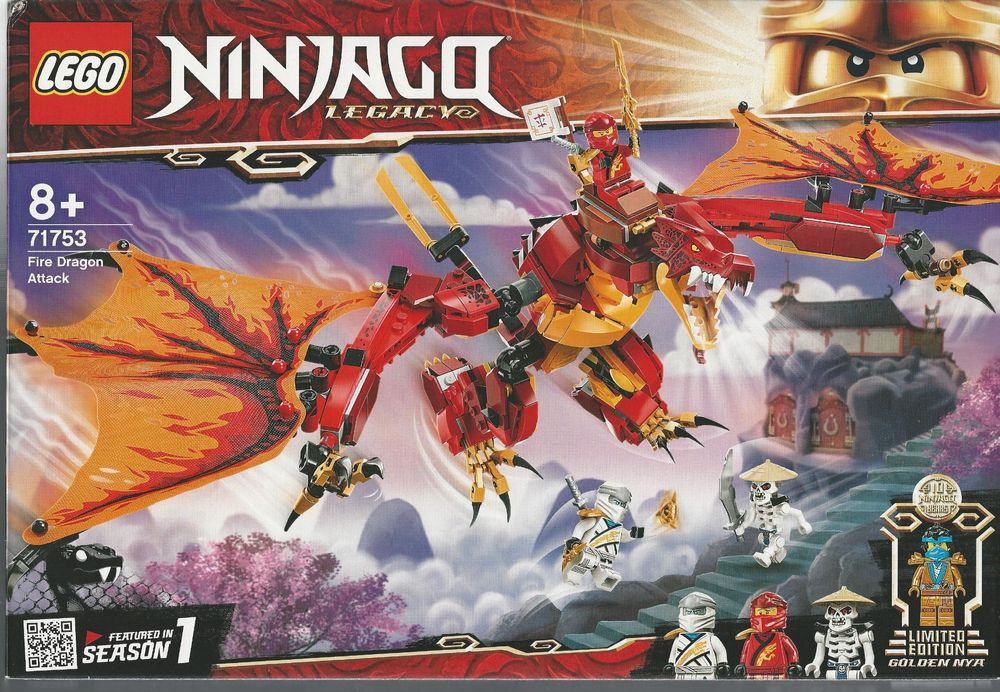 LEGO NINJAGO 71753 L'ATTACCO DEL DRAGONE DI FUOCO new (Neu und ...