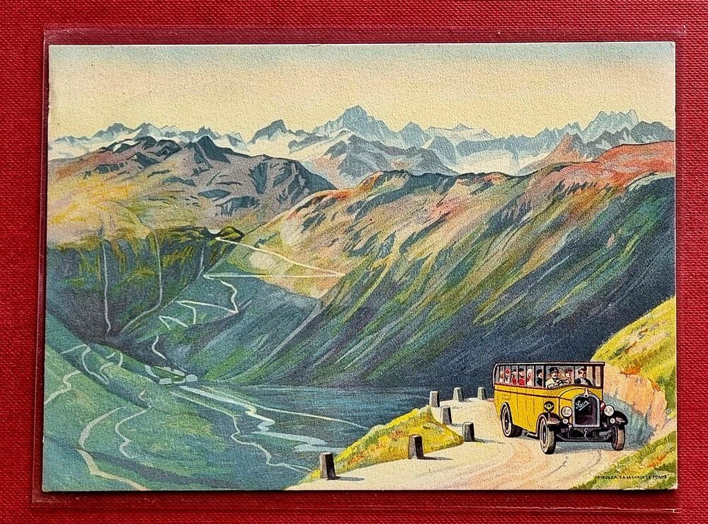 Schweizer Alpenposten - Postauto - HYSPA Bern - Werbung 1931 (Gebraucht ...