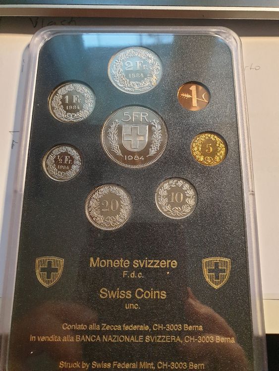 Münzsatz Schweiz 1984 (Neu (gemäss Beschreibung)) in Würenlos für CHF 28 – mit Lieferung auf ...
