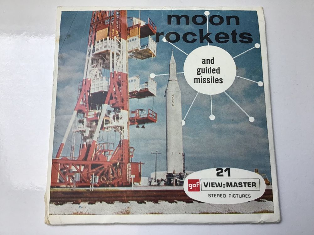 View Master "MOON ROCKETS" Komplett-Set mit Booklet 1959 TOP | Kaufen ...