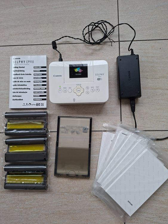 Canon Selphy CP910 Compact Photo Printer direkt ab Handy (Gebraucht) in ...