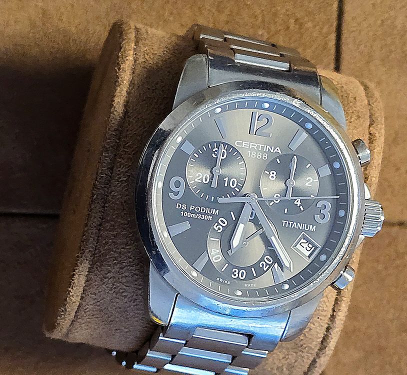 CERTINA DS PODIUM CHRONOGRAPH HERREN TITANIUM | Kaufen auf Ricardo