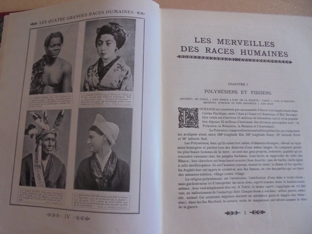 " La merveille des races Humaines " Hachette, vers 1910 (Gebraucht) in ...