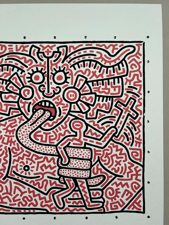 Keith Haring « The Face » 27/150 (Neu (gemäss Beschreibung)) in Basel ...