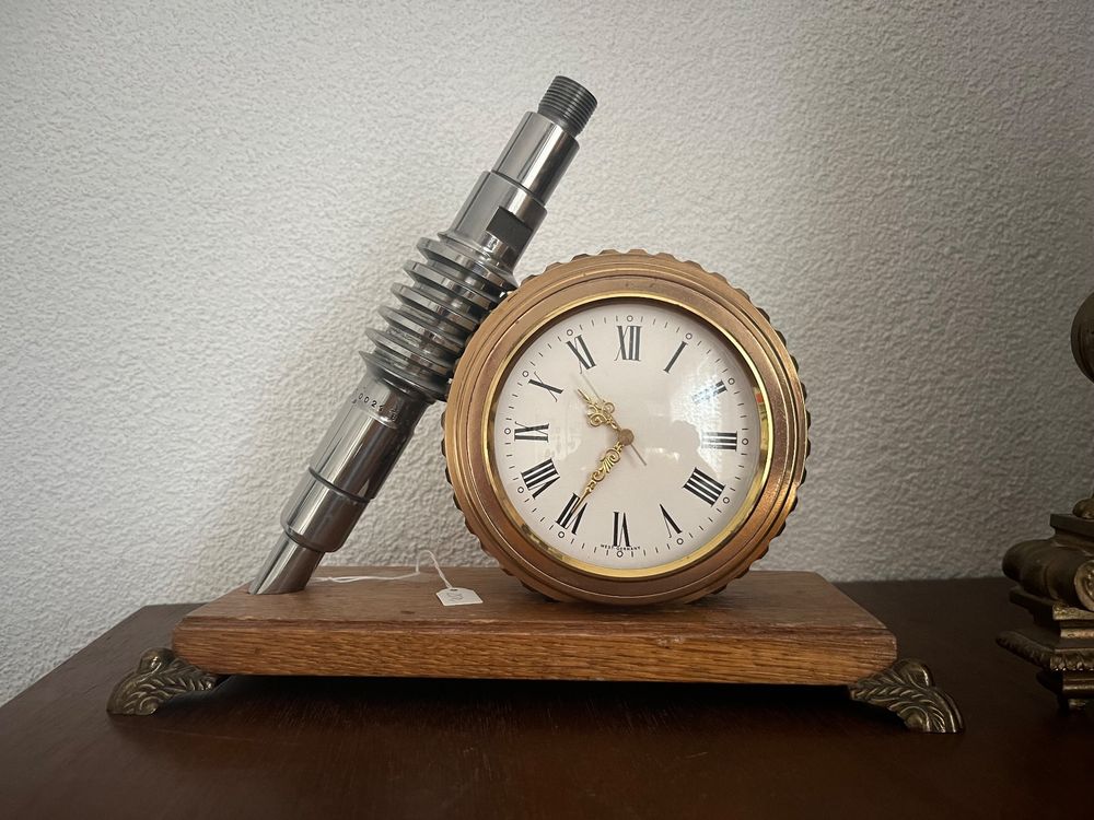 Vintage Tischuhr Messing, West Germany | Kaufen auf Ricardo