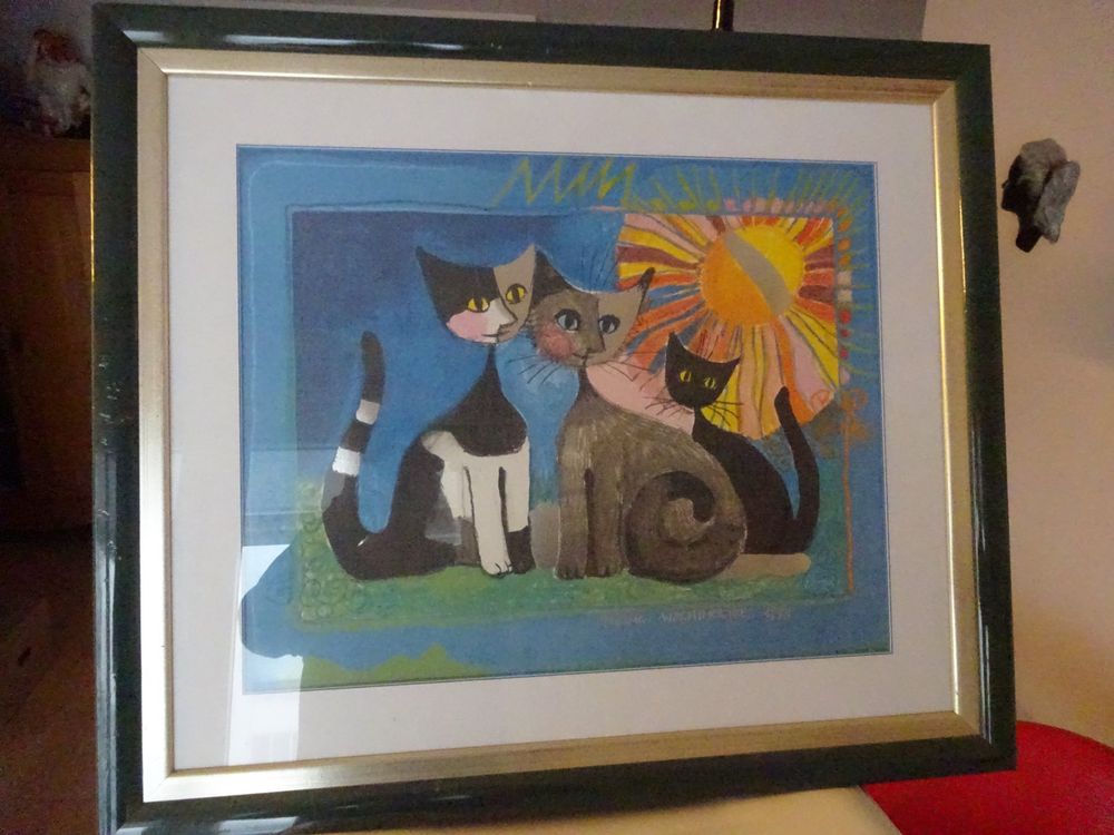 Rosina Wachtmeister Katzen 1993 LIMITIERT Nr.1435 1/3000 | Kaufen auf Ricardo