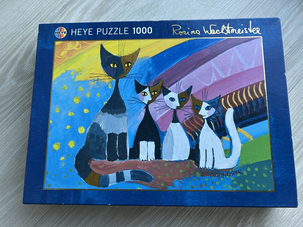 Zwei Puzzle von Rosina Wachtmeister / 1000 Teile (Gebraucht) in Wiesendangen für CHF 16 – mit ...