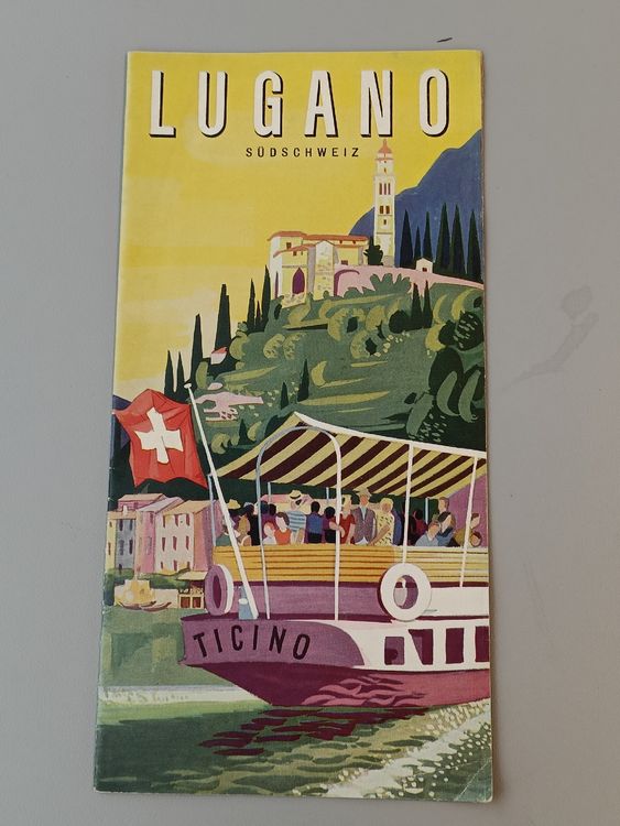 Alter Prospekt / Lugano - Ausgabe ca. 1939 (Gebraucht) in Brugg AG für CHF 15 – mit Lieferung ...