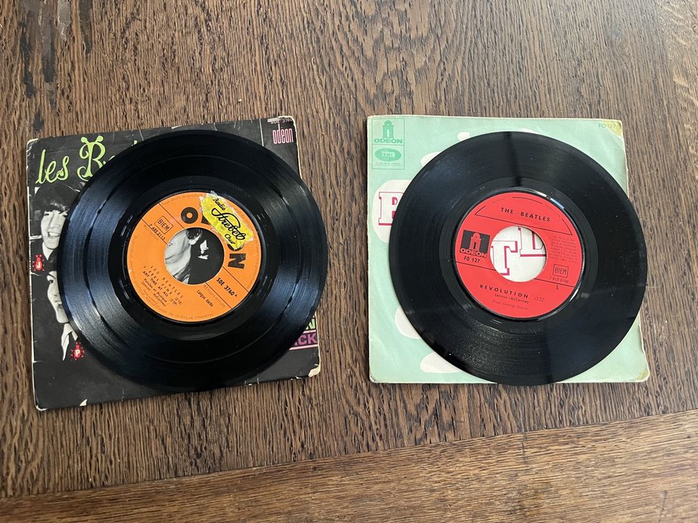 Lot The Beatles single Schallplatten Hey Jude Revolution etc (Gebraucht ...