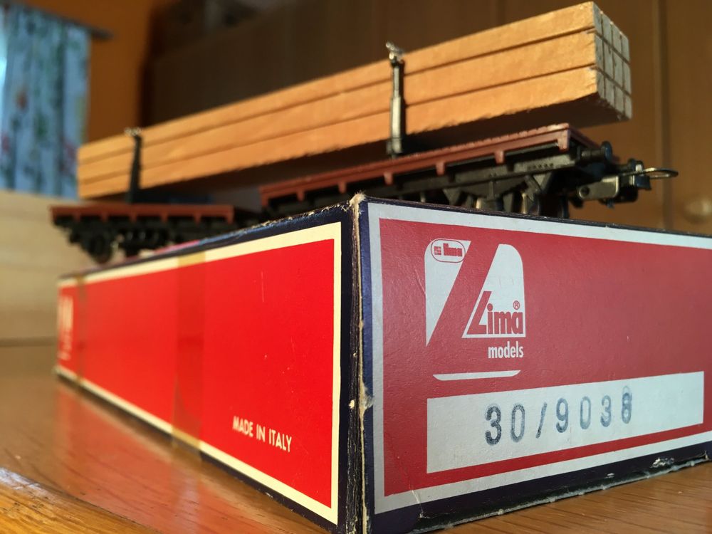 LIMA HO Langholzwagen 30/9038, 4-Achsig, OVP (Gebraucht) in Nesslau für ...