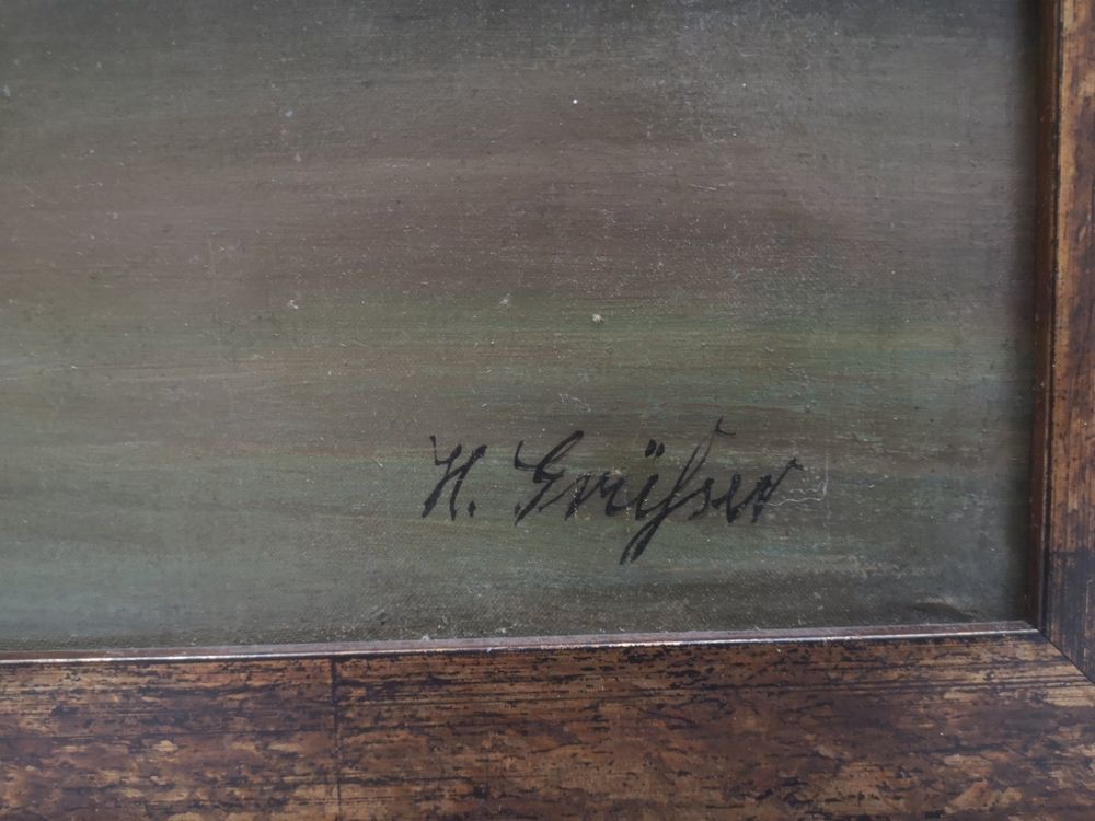 Ancien tableau signé | Kaufen auf Ricardo