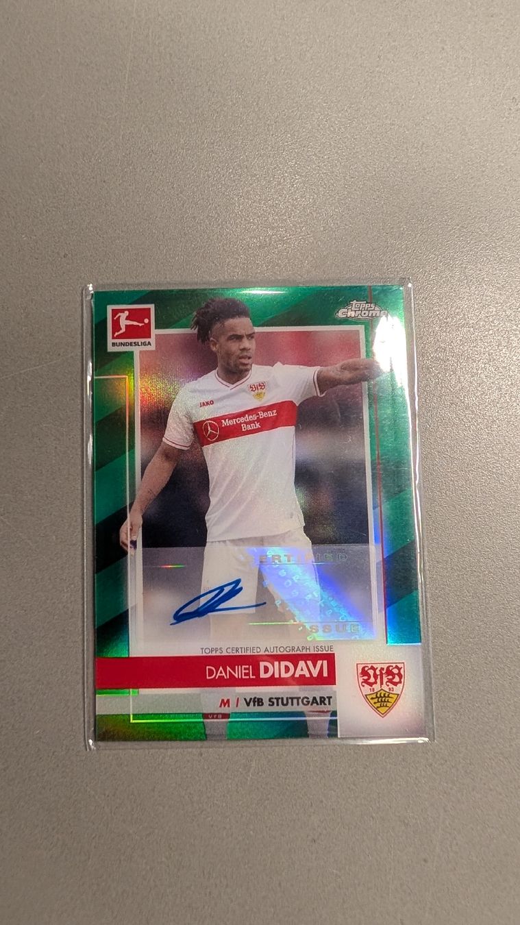 2020-21 Topps Chrome Bundesliga Daniel Didavi AUTO /99 (Neu (gemäss ...