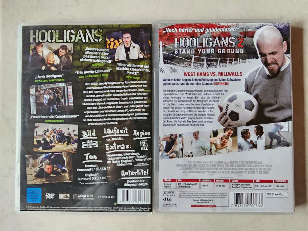 Hooligans 1 & 2 (Gebraucht) in Schneisingen für CHF 2 – mit Lieferung ...