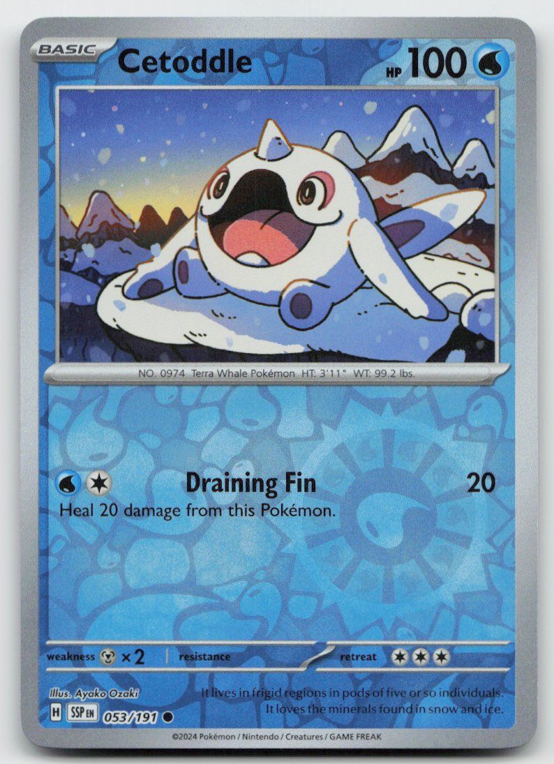 Pokemon Cetoddle Reverse 053/191 SSP EN 2024 (Usato) a Lugano per CHF 0 ...