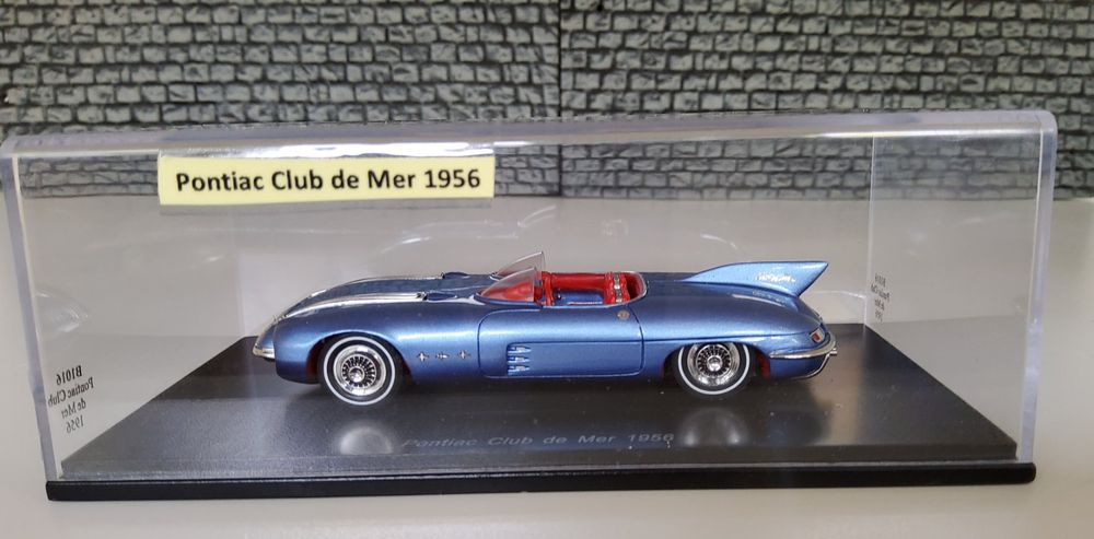 Modellauto PONTIAC Club de Mer 1956 1/43 B1016 (Neu (gemäss ...
