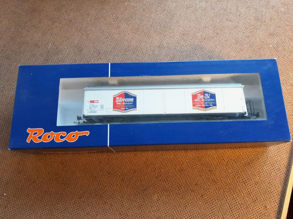Roco 66443 H0 SBB Külwagen Birrone Bellizona mit OVP | Acheter sur Ricardo