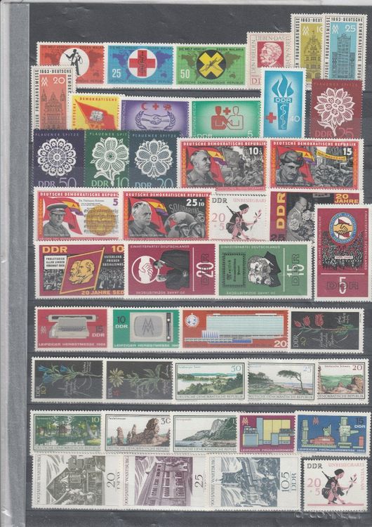 50/LOT DDR 1963-1966 43 MARKEN ** (Neu (gemäss Beschreibung)) in Hirschthal für CHF 1 – mit ...