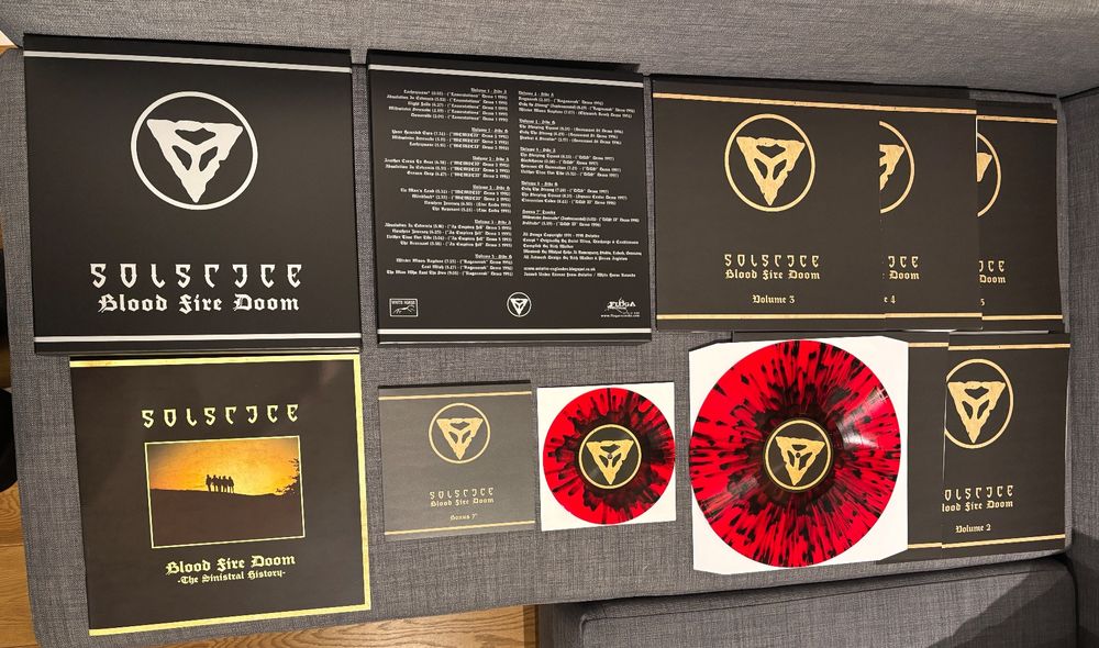 SOLSTICE - Ltd.Box- Cult Doom Metal Epic Heavy Metal 5LP+7" (Neu ...