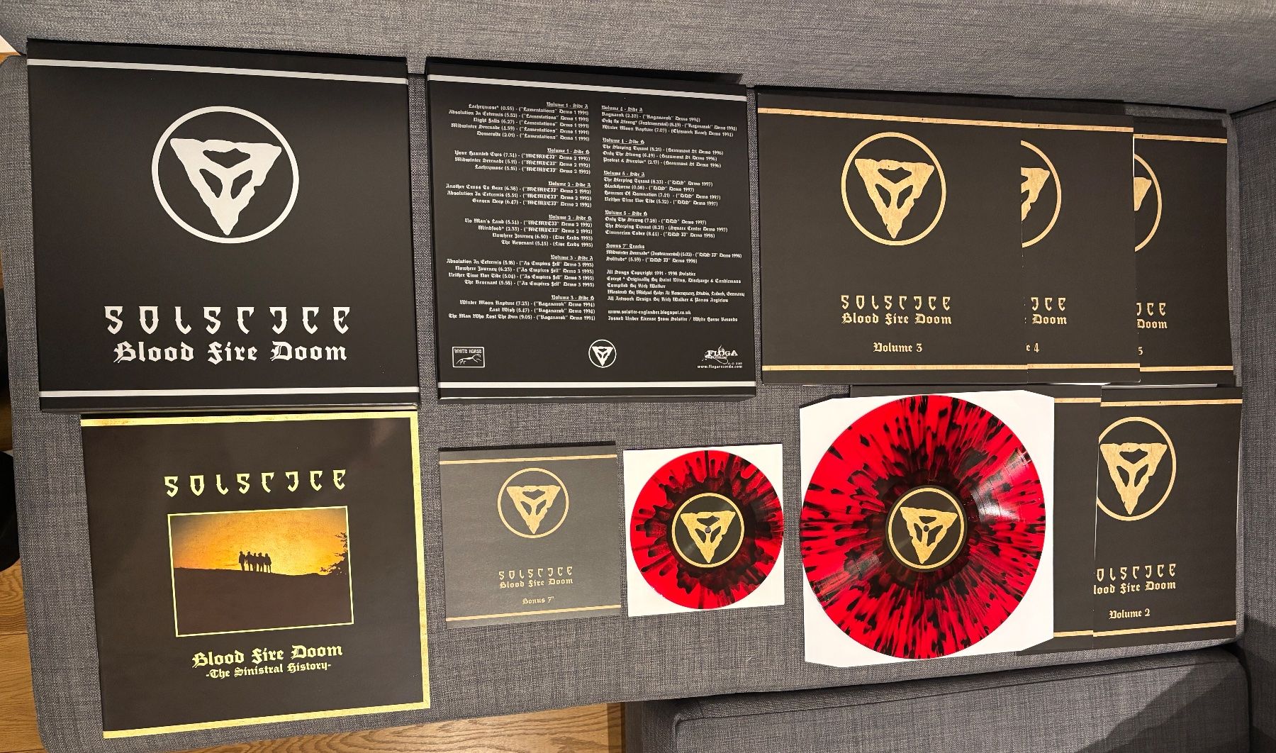 SOLSTICE - Ltd.Box- Cult Doom Metal Epic Heavy Metal 5LP+7" (Neu ...