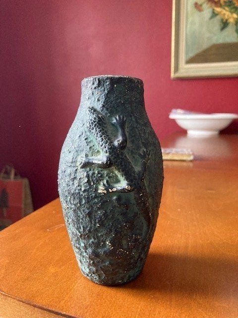 Antike Vase mit Eidechse | Kaufen auf Ricardo