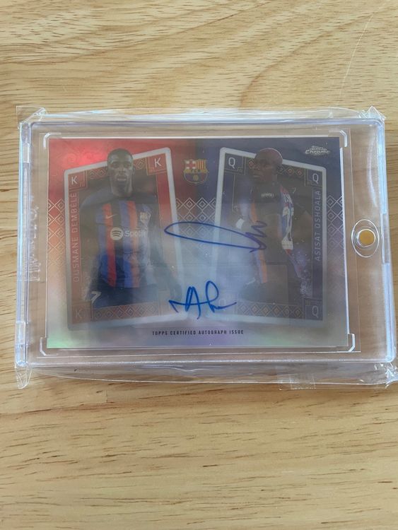 Ousmane Dembéle Asisat Oshoala Dual Autogramm Fc Barcelona | Kaufen auf ...