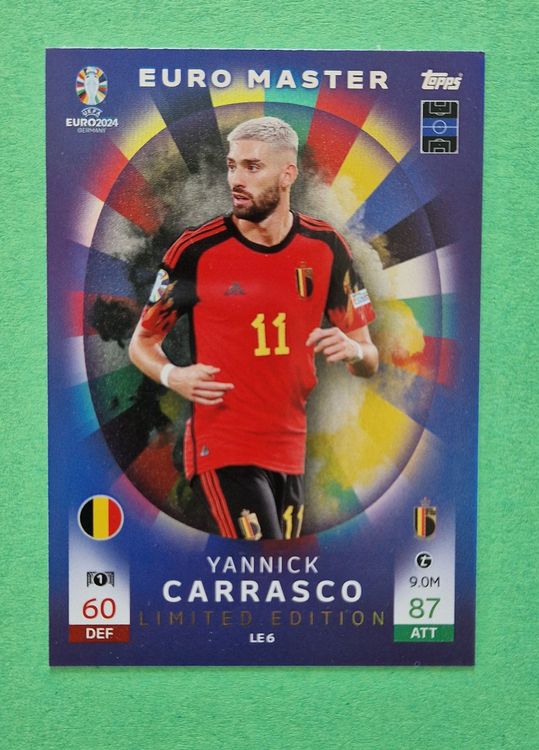 Topps EURO 2024 LIMITED EDITION YANNICK CARRASCO | Kaufen auf Ricardo
