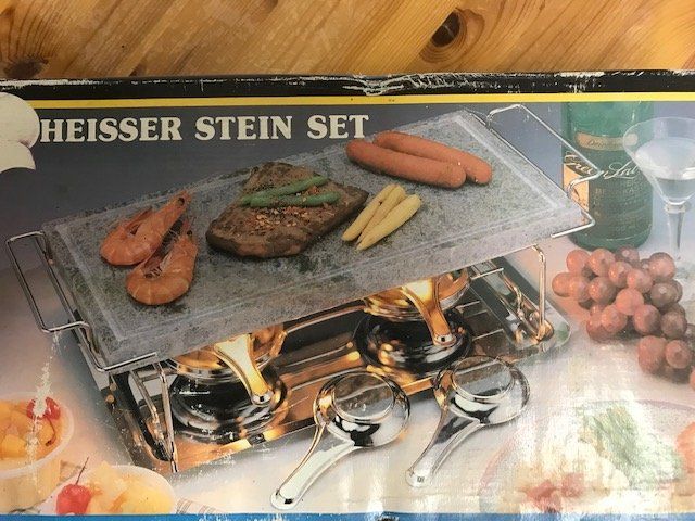 Tischgrill Heisser Stein Set Neu und OVP (Neu und originalverpackt) in Frauenfeld für CHF 16 ...