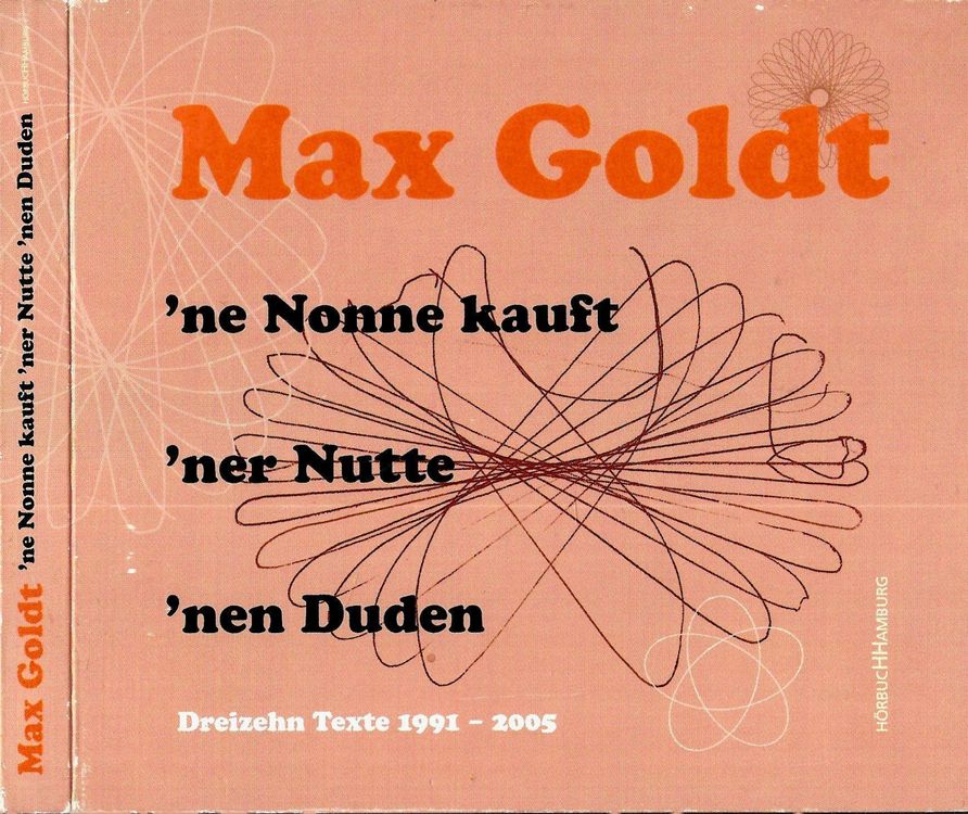 Max Goldt 'NE NONNE KAUFT 'NER NUTTE 2CD (Gebraucht) in Kandergrund für ...