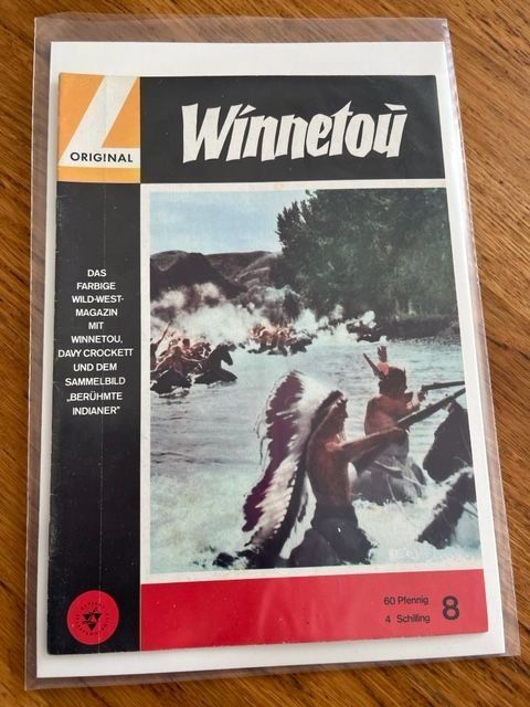 Winnetou Nr. 8 Lehning 1963 mit Sammelmarke Rarität (Gebraucht) in ...