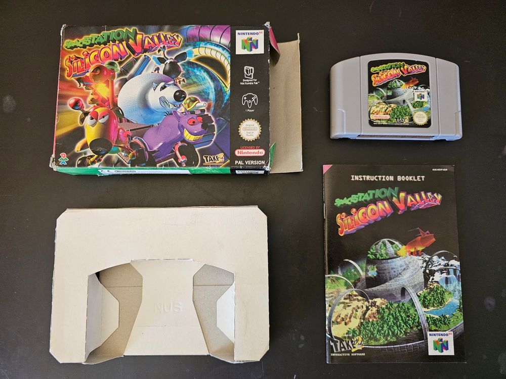 Nintendo 64 (N64) Spiel - Space Station Silicon Valley (OVP) | Kaufen ...