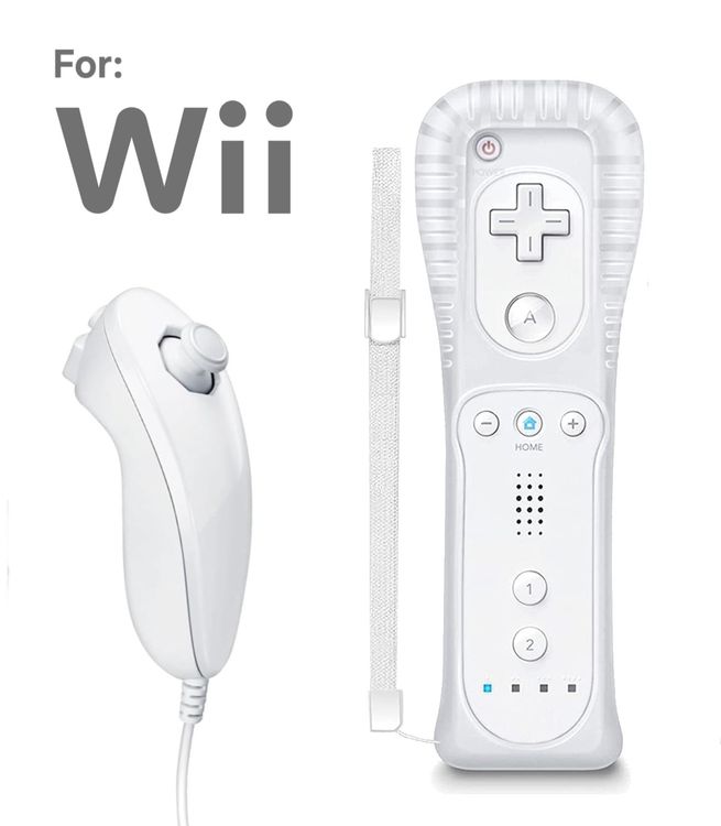Controller Set Nintendo Wii (fabrikneu) Nunchuk & Wiimote (Neu und ...