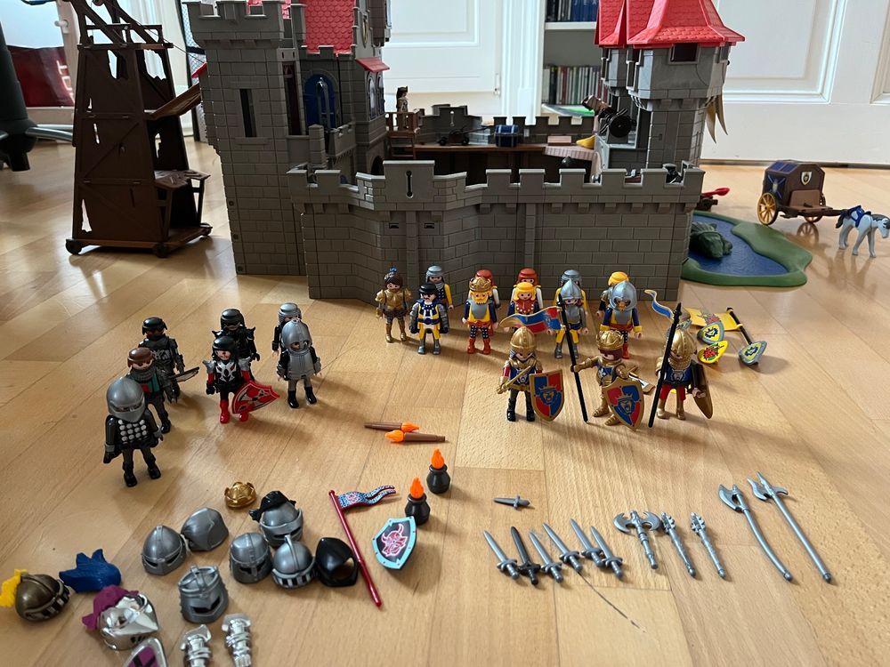 Playmobil Burg mit Ritter | Kaufen auf Ricardo
