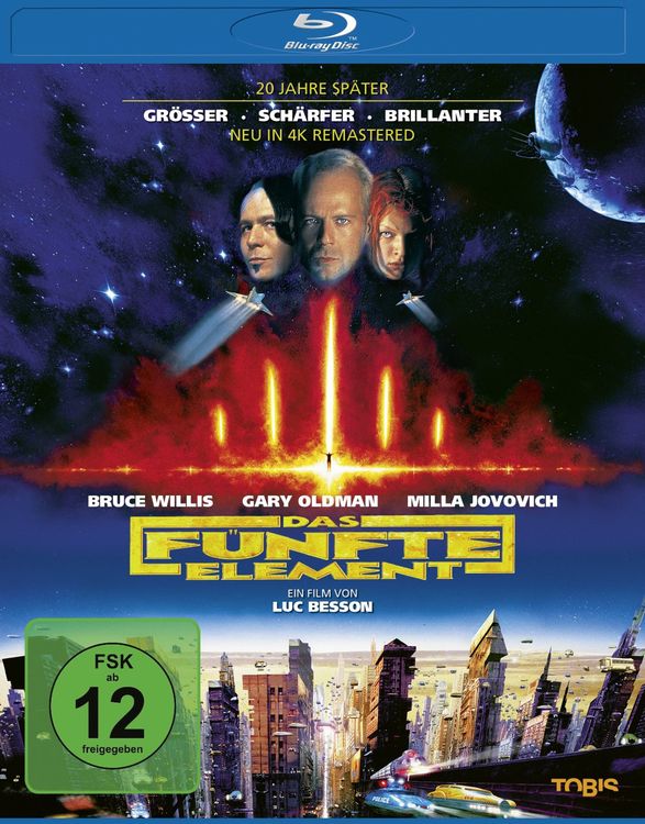 Das fünfte Element (1997) Luc Besson/Bruce Willis - Blu-ray (Neu ...