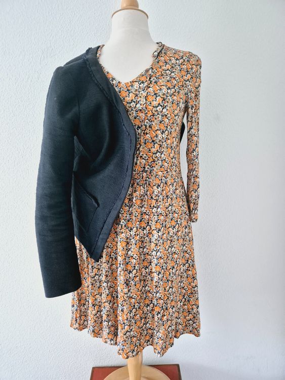 RICH & ROYAL KLEID DRESS 36 S ORANGE, TOP ZU JACKE SANDALE (Neu (gemäss Beschreibung)) in Elsau ...